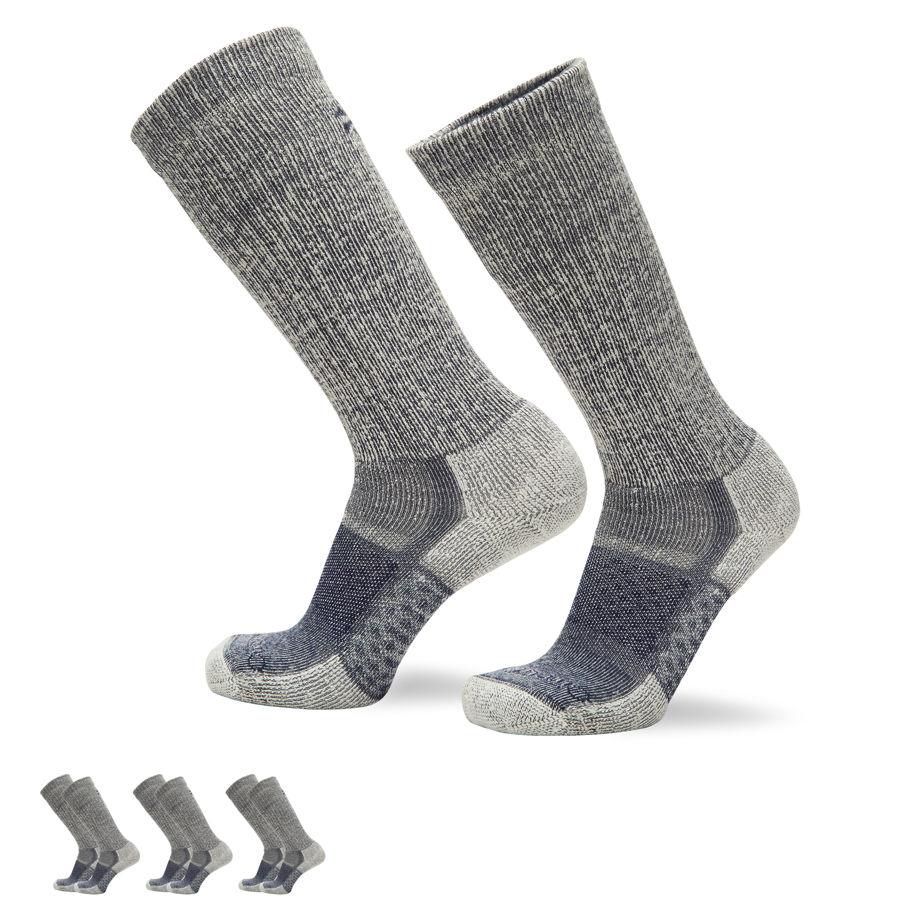 Diabetic Hiker Hi-Boot Socks 3-Pack - Circufiber